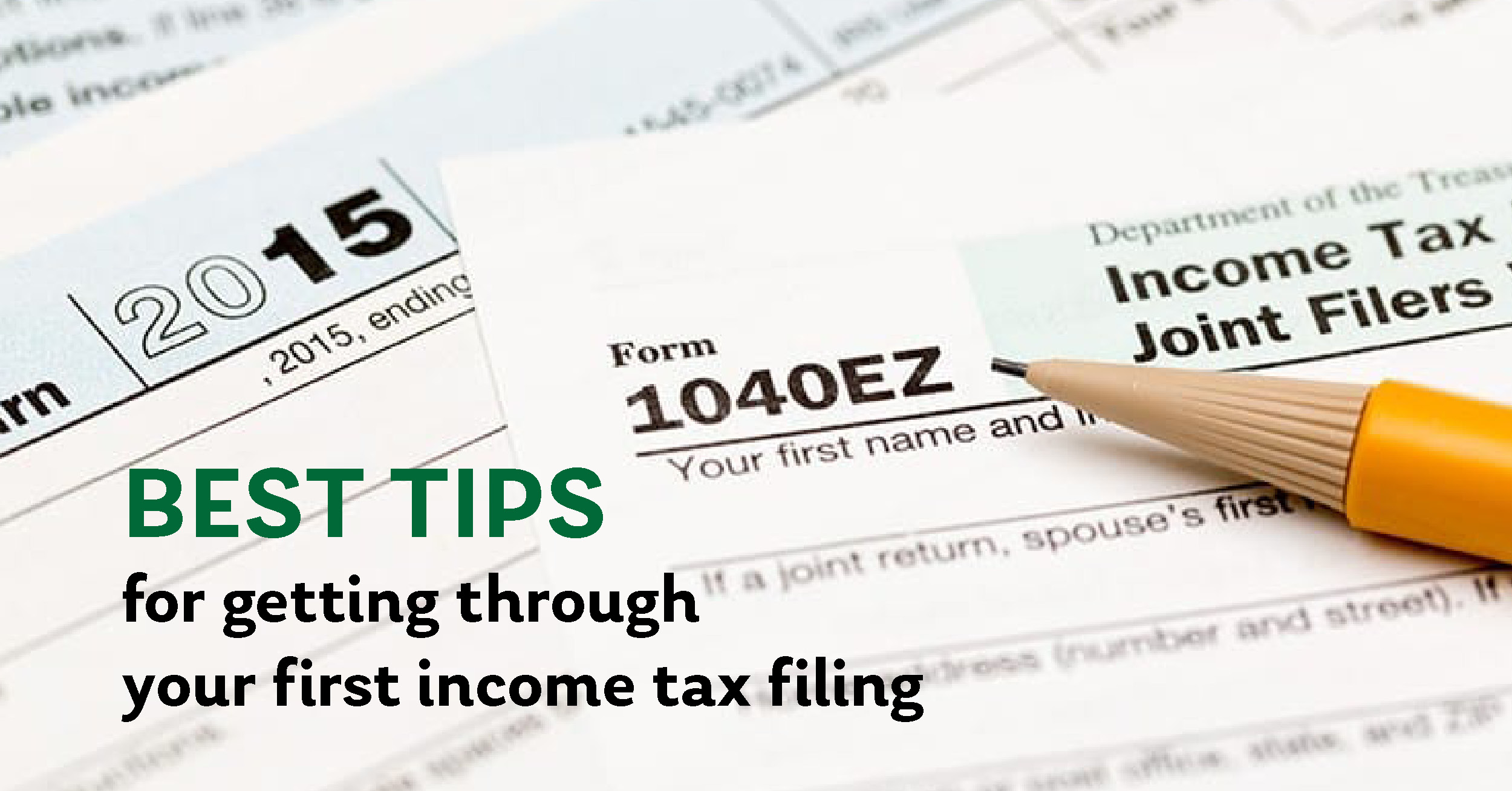 Tax Tips for First-Timers - Georgen Scarborough Associates